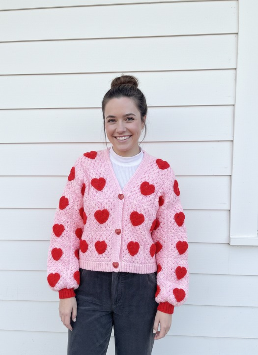 HEARTFELT Granny Square Cardigan Crochet Pattern – crochet by lara